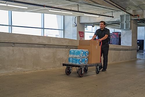 Rubbermaid Commercial Products Platform Truck Motorized Kit, Medium Size, 24"x48", for Moving Heavy Loads in Industrial/Commercial/Warehouse Environments