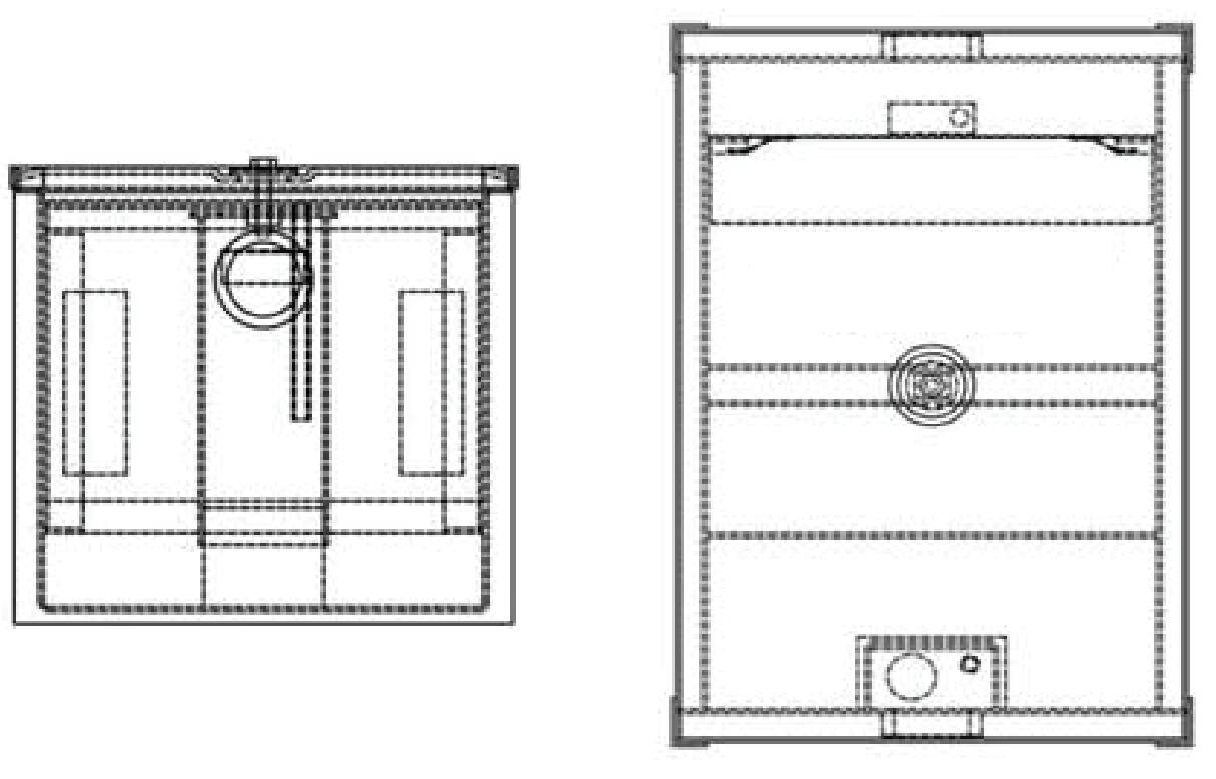 BK Resources BK-GT-30 Carbon Steel 30 Lbs. Capacity & 15 GPM Rate Flow Grease Trap with Removable Baffles & T-Vent PDI Certified