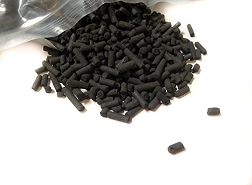 Wave-point 5 lbs Premium Activated Carbon Charcoal Pellets with 5 Filter Media Bags (Free) for Aquarium Fish Tanks Koi Pond Canister Filter Reef Filters