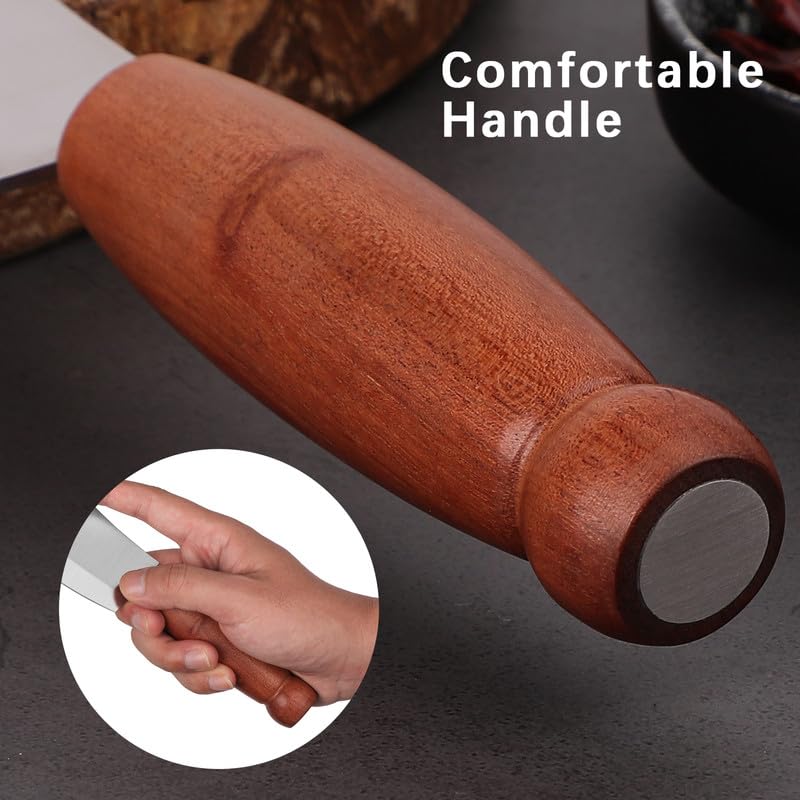 MEN WITH THE POT Butcher Knife With Sheath Meat and Vegetable Cleaver Knife for Kitchen or Camping Christmas Gifts for Men Father