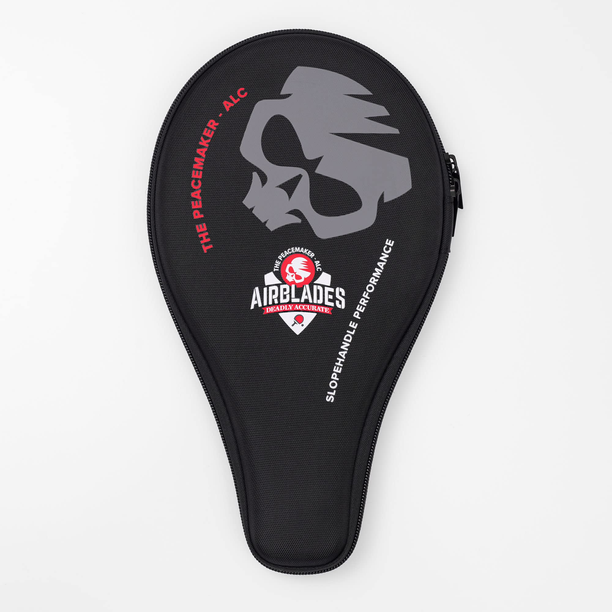 AirBlades The Peace Maker ALC - Professional Ping Pong Paddle - Carbon Fiber Table Tennis Racket Producing Maximum Spin & Control for All Levels - Hard Carry Case & Ergonomic Handle.