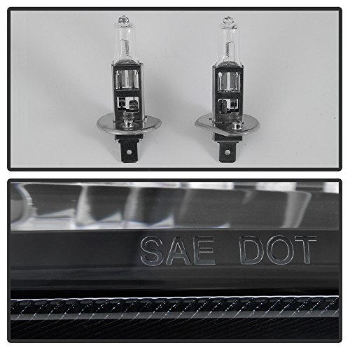 ACANII - For 2005-2007 Ford F250 F350 F450 Superduty Black LED Tube Projector Headlights Headlamps Pair Set Left+Right