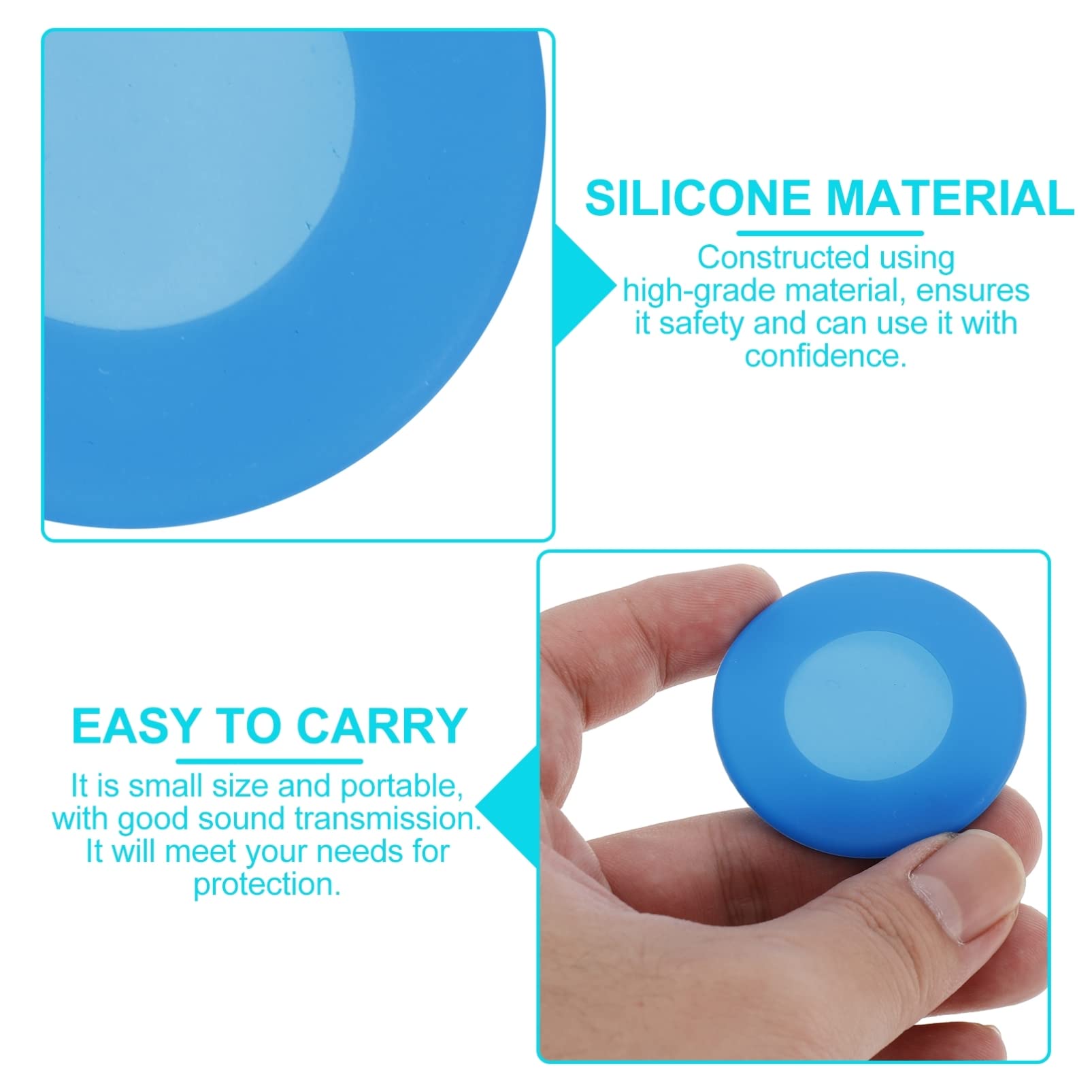POPETPOP Stethoscope Cover - 10pcs Stethoscope Cover Soft Silicone Stethoscope Spare Parts Stethoscope Stethoscope Diaphragm Covers for Hospital Doctor