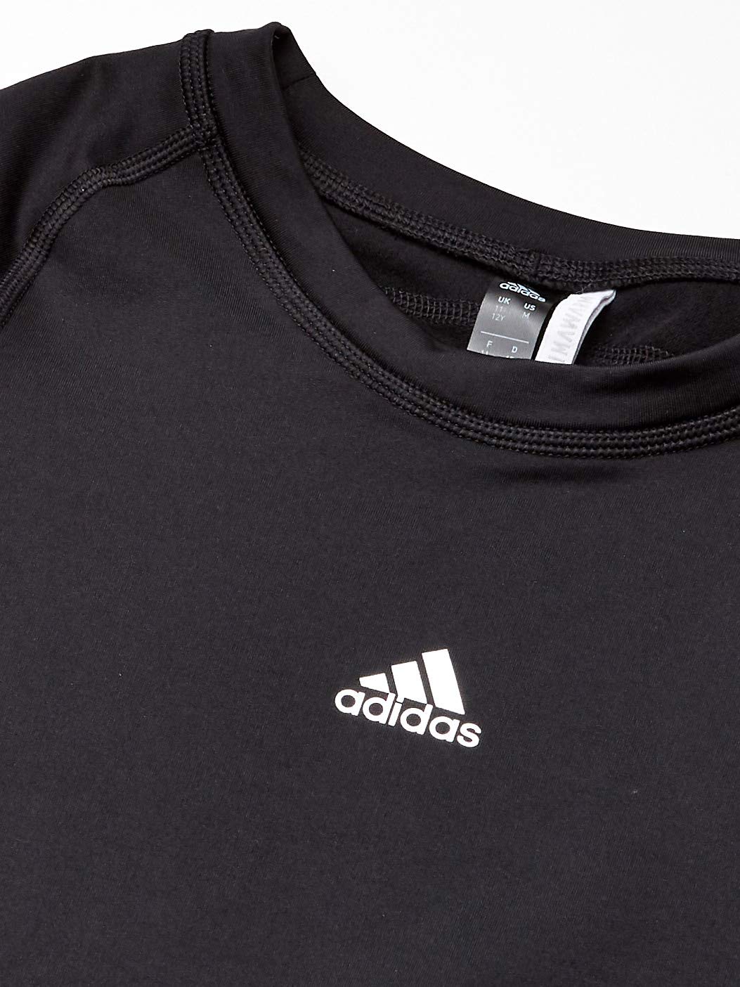 adidas Soccer Alphaskin Sport Long sleeve Training Tee, Black, Small