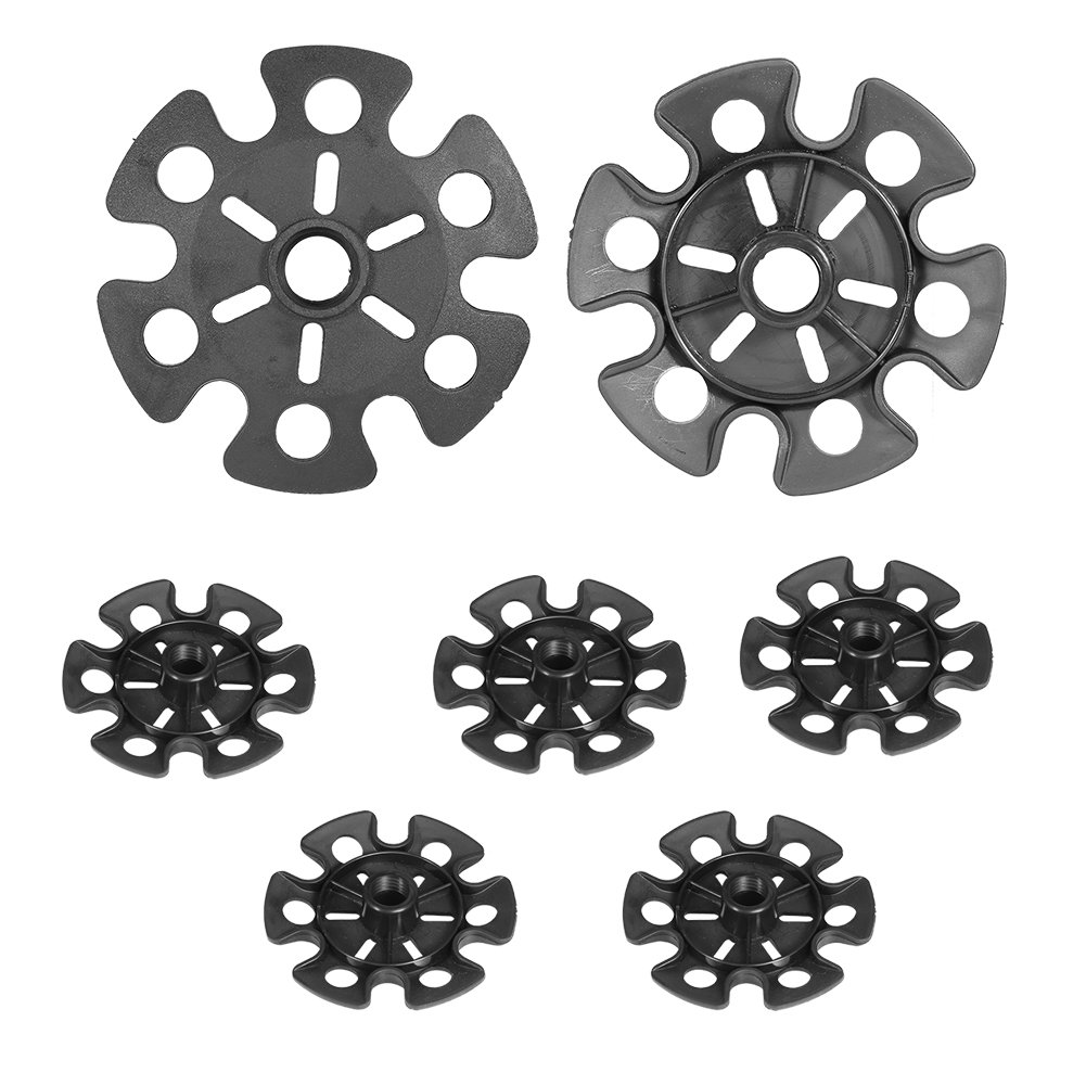 Akozon Trekking Pole Baskets Replacement 5PCS/Bag Trekking Hiking Ski Poles Snow Powder Sand Mud Ski Basket Walking Hiking Stick Replacement Accessory Diamond Snow Basket