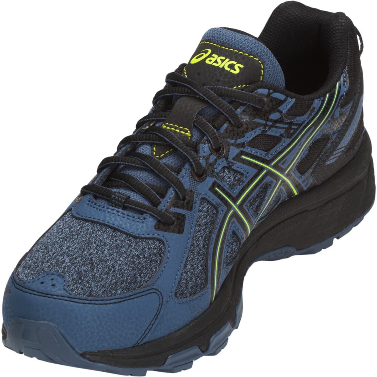 ASICS Men's Gel-Venture 6 Aluminum/Black/Directoire Blue Shoe 10 M US