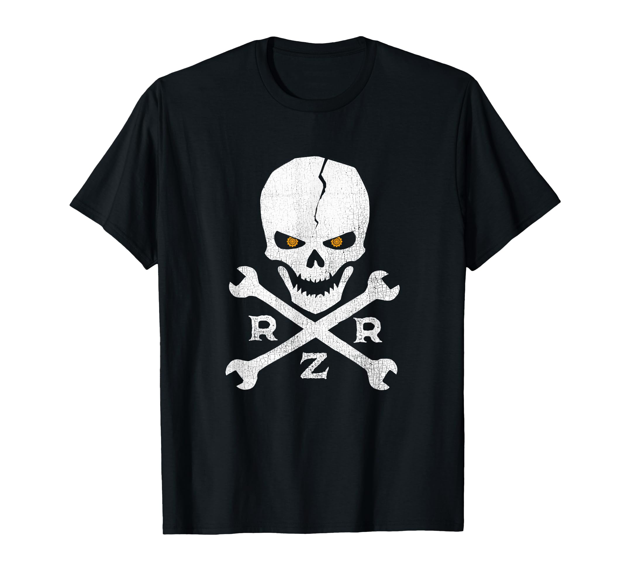 RZR Skull with Razor SxS Accessories Crossbones for ATV UTV T-Shirt