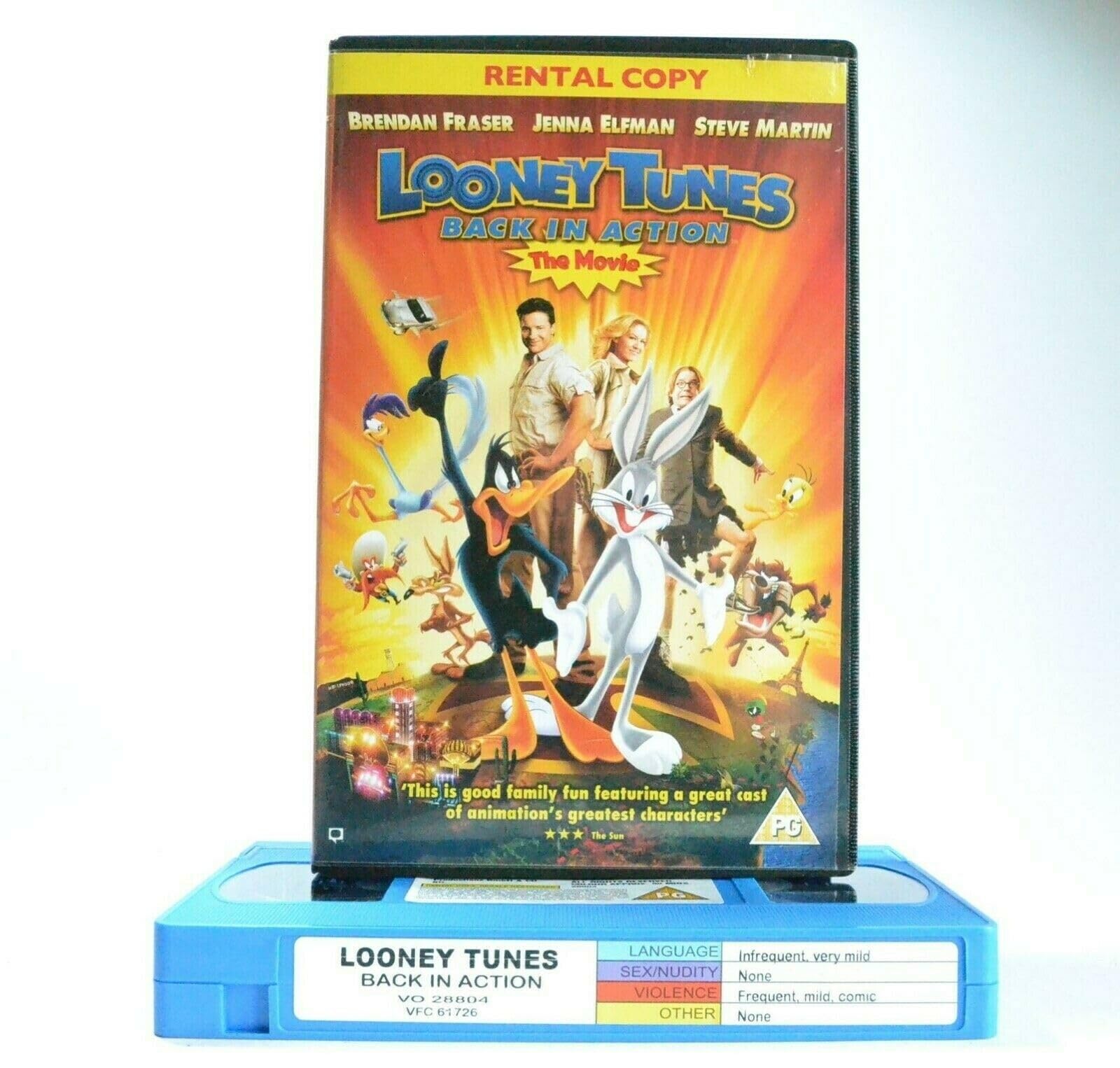 Looney Tunes Back In Action: The Movie - Large Box - Ex-Rental - Kids - Pal VHS