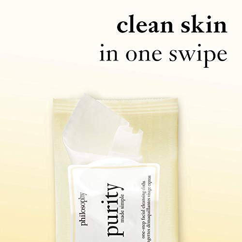 philosophy purity made simple one-step facial cleansing cloths