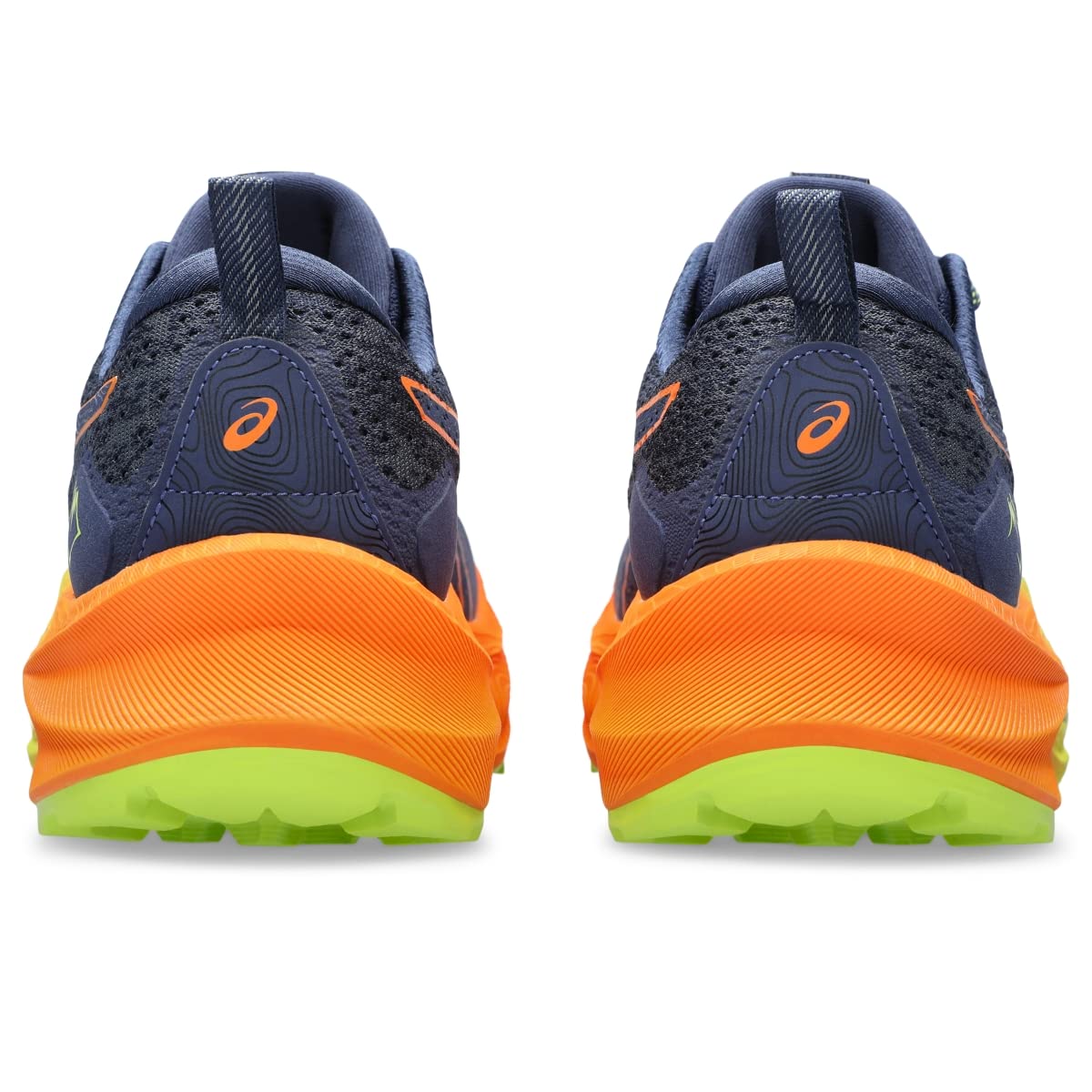 ASICS Men's Trabuco Max 2 Running Shoes, 11.5, DEEP OCEAN/BRIGHT ORANGE