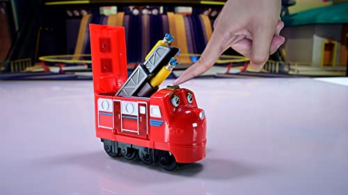 Chuggington - Pop and Transform Chuggers – Wilson - 5" Transforming Train Toy - Free-Rolling Wheels - Birthday Gift for Preschool Kids Age 3 and Up - Fun for 3 4 5 Year Old Boys and Girls