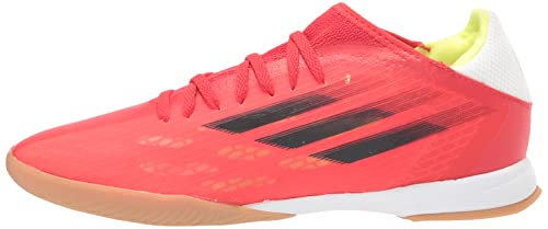 adidas Unisex X Speedflow.3 Indoor Soccer Shoe, Red/Black/Solar Red, 9.5 US Men