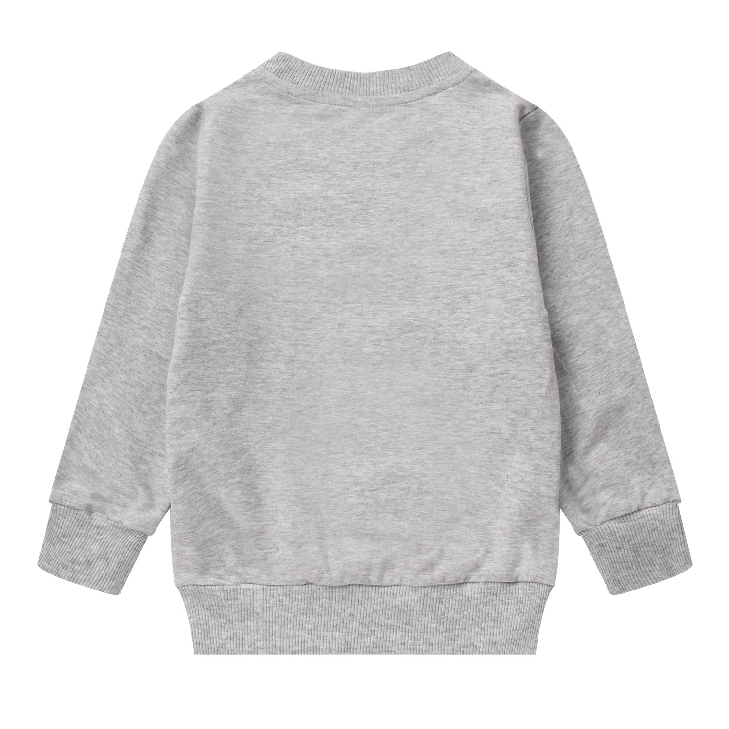 Akyzic Baby Boys Sweatshirts Excavator Long Sleeve Crew Pullover Digger Shirts Toddler Kids Winter Warm Christmas Sweater Tops 4t /110