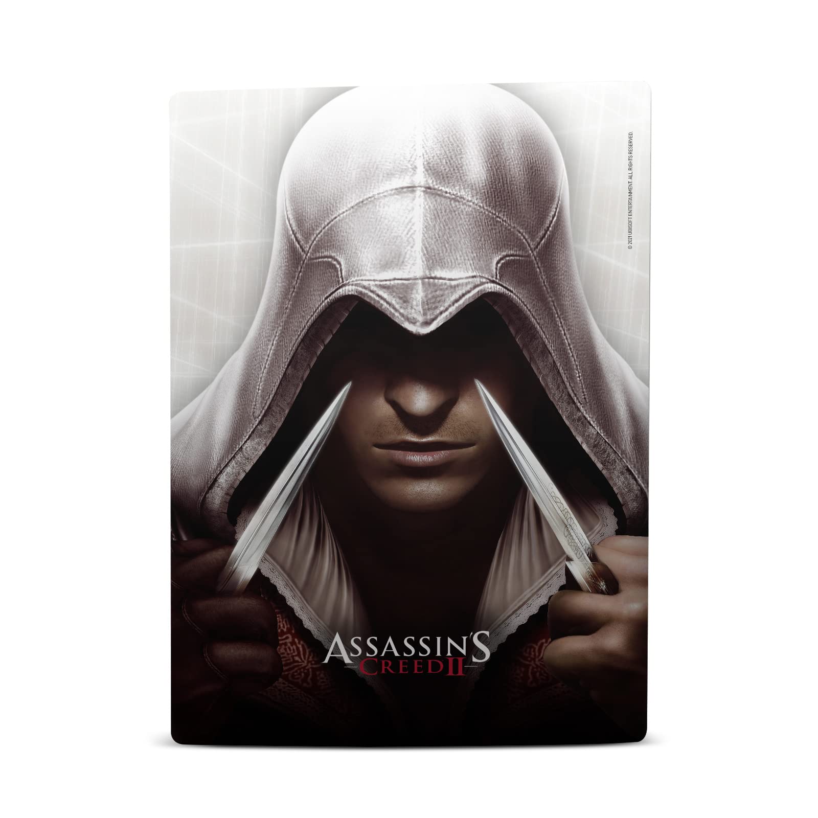 Head Case Designs Officially Licensed Assassin's Creed Ezio II Graphics Vinyl Faceplate Sticker Gaming Skin Decal Cover Compatible With Sony PlayStation 5 PS5 Digital Edition Console