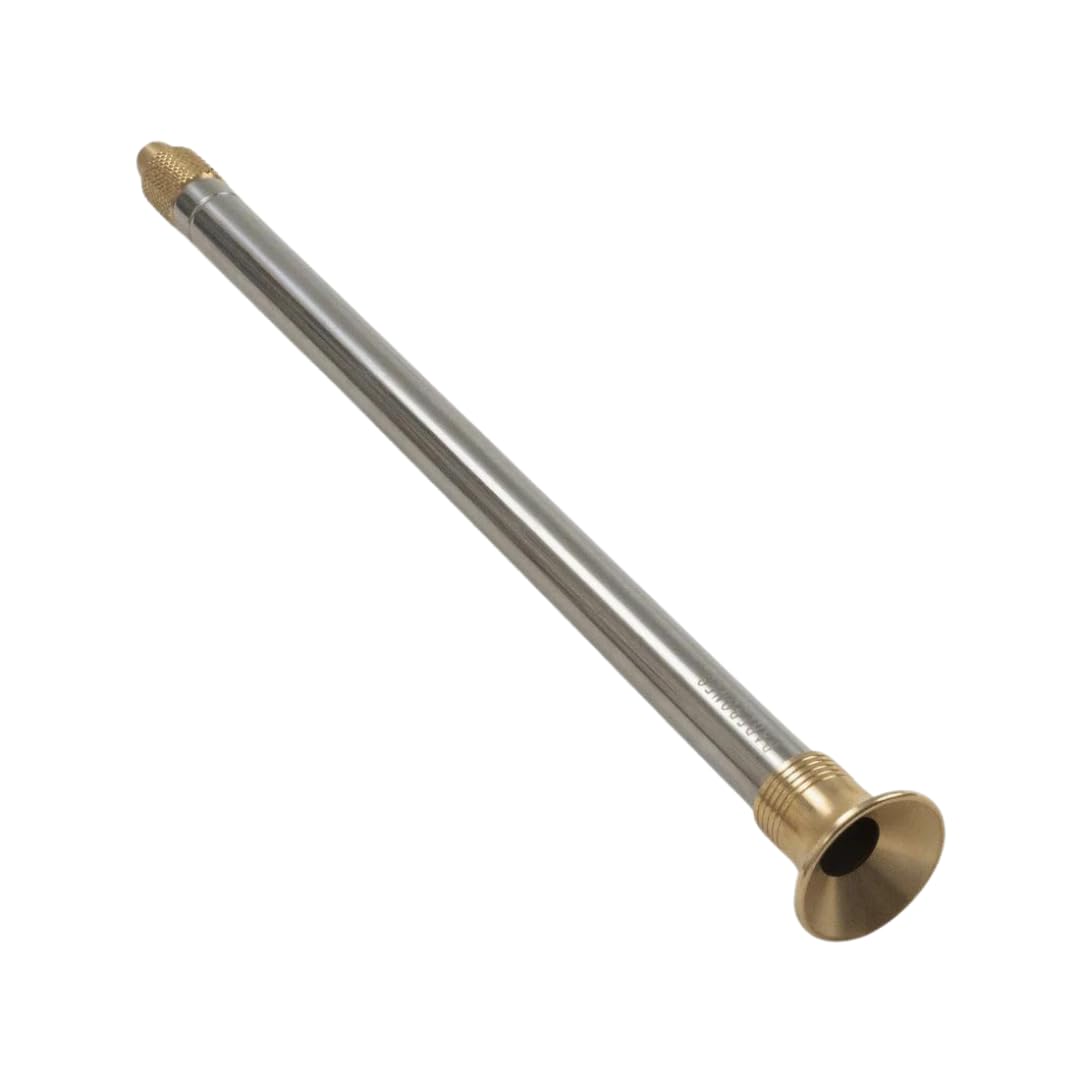 Barebones Telescoping Fire Blower: Durable Brass and Steel Tool for Camping, Campfire Grilling, Outdoor Fire Pits, and Fireplaces - Safe Indoors or Outdoors Fire-Stoking Control