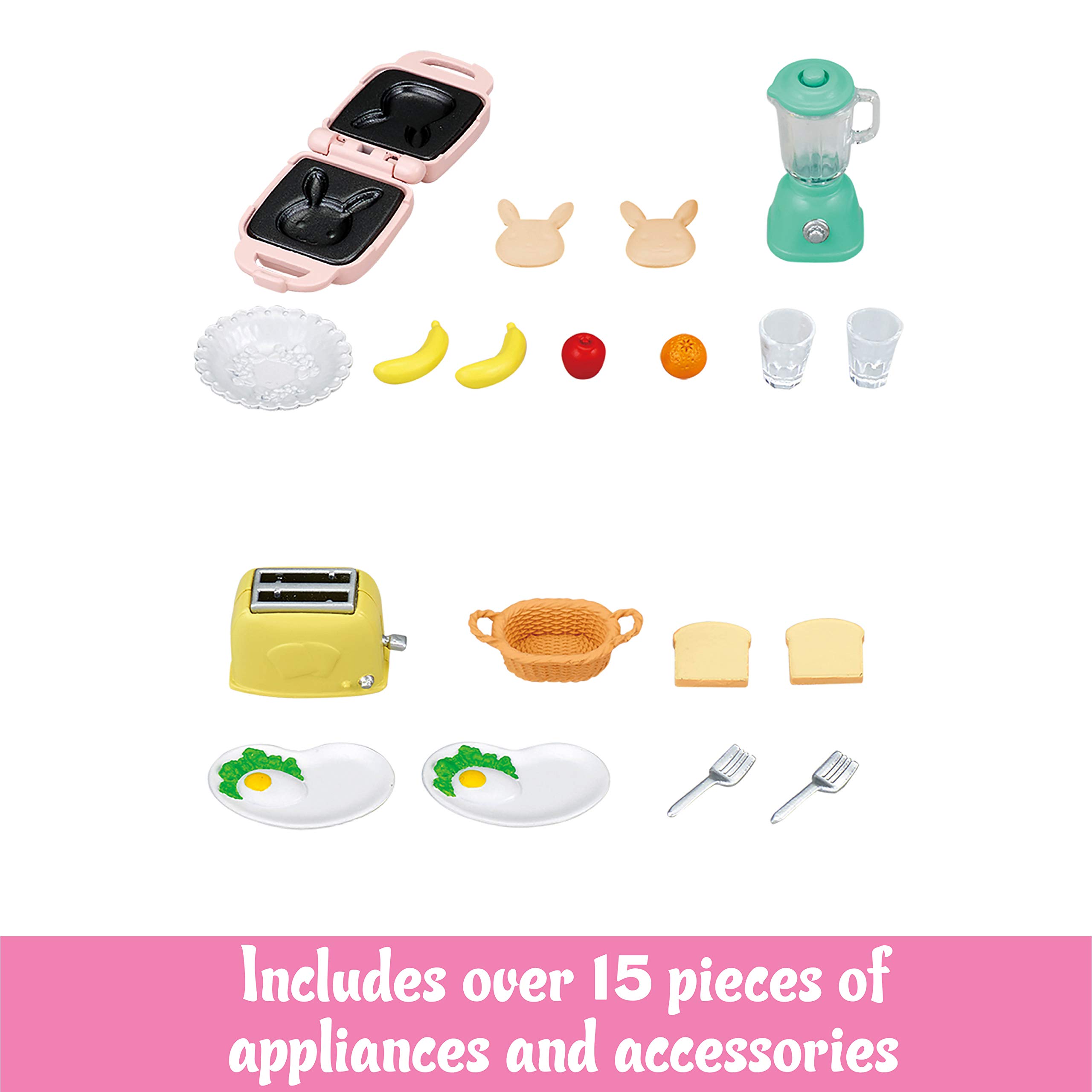 Calico Critters, Doll House Furniture and Décor, Breakfast Playset