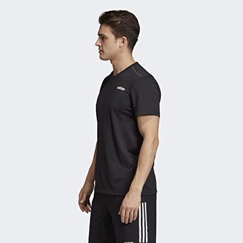 adidas Enhanced Motion Tee, Black/White, X-Small