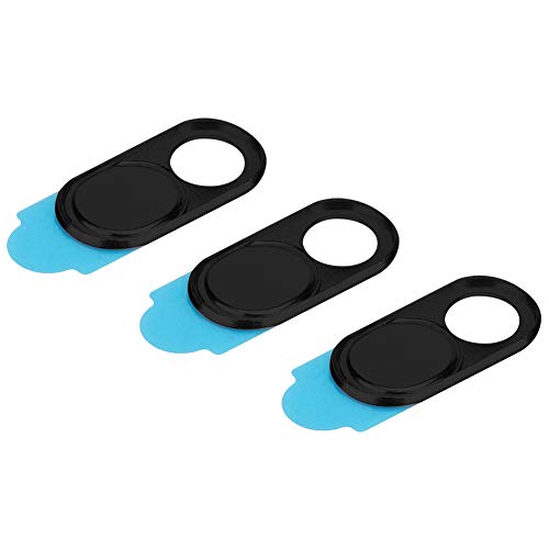 Simple Webcam Cover Sticker, Camera Protect Sticker, Security for Phone Smartphone Len(Black)