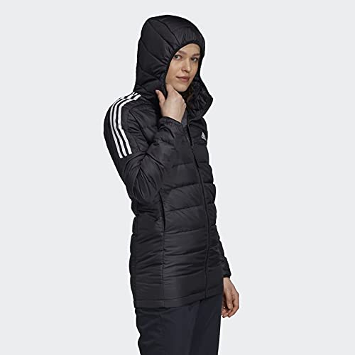adidas Female Essentials Down Parka, Black,XL