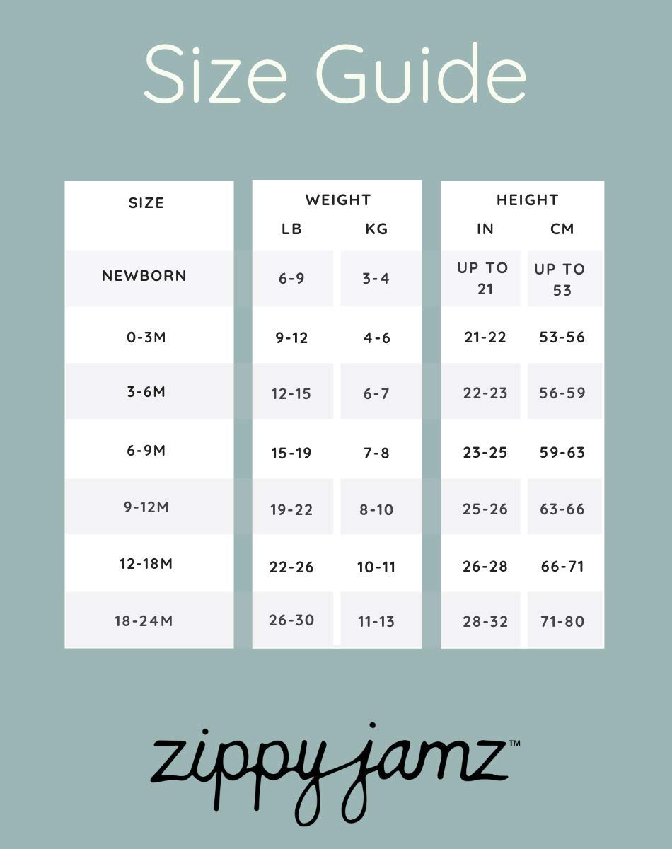 zippyjamz β Zipper Organic Sleeper Footed Baby Pajamas with Inseam Zipper (Galaxy Love - Navy, 6-9 months)