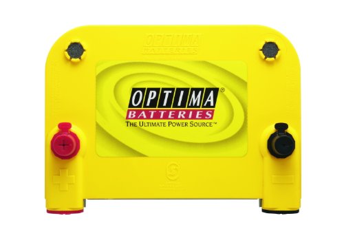 OPTIMA Batteries High Performance D75/25 YellowTop Dual Purpose Sealed AGM Car, Truck and SUV Battery, 620 CCA, Dual Terminal, Maintenance Free, Versitile Mounting