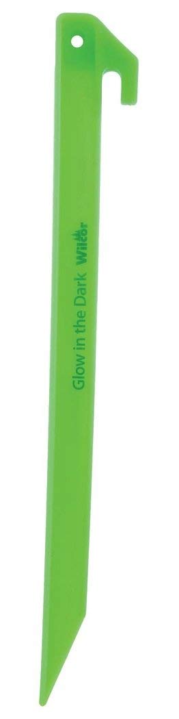 5-PACK of 12" Glow-In-The-Dark Tent Stakes