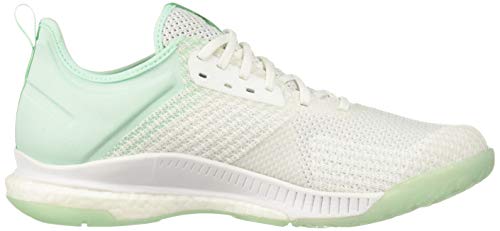 adidas Women's Crazyflight X 3 Parley Shoes, White/Clear Mint/Clear Mint, 9 M US