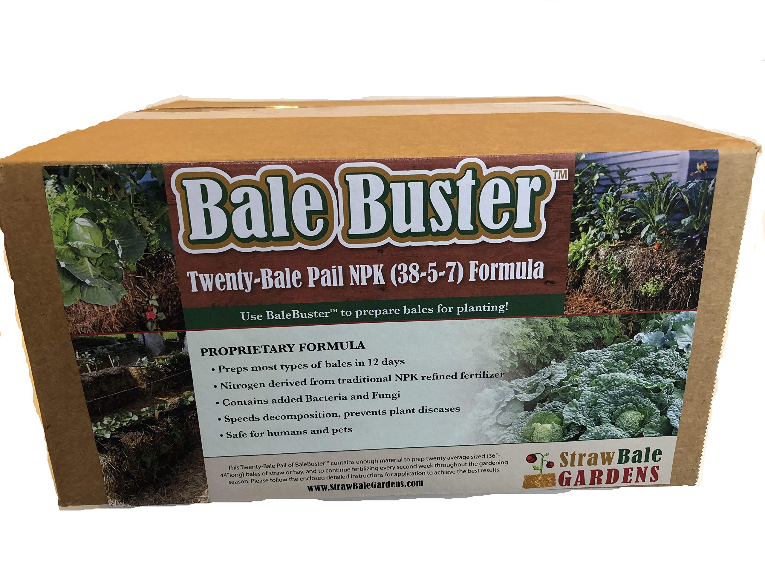 BaleBuster20 with Straw Bale Gardening Booklet!