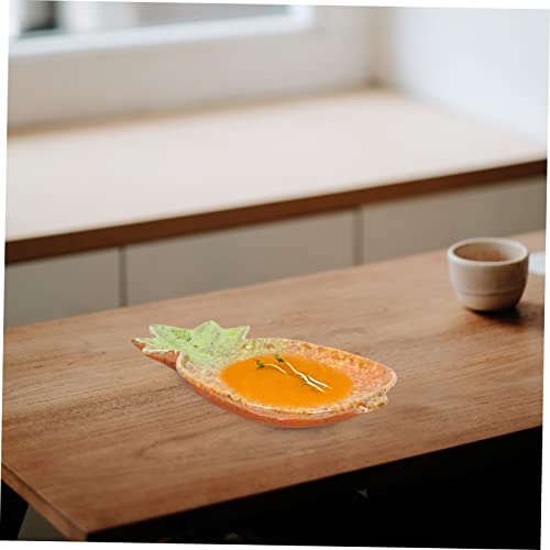 Cabilock Pastry Plate Ceramic Tray Jewlery Tray Ring Tray for Jewelry Candy Serving Tray Breakfast Plate Cute Dinnerware Fruits Serving Plate Fruits Storage Plate Adorable Breakfast Plate