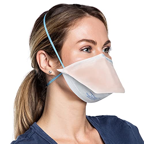 HALYARD FLUIDSHIELD N95 Respirators, ASTM Level 3 Mask, Regular Size, Orange, 46727 (Case of 210)