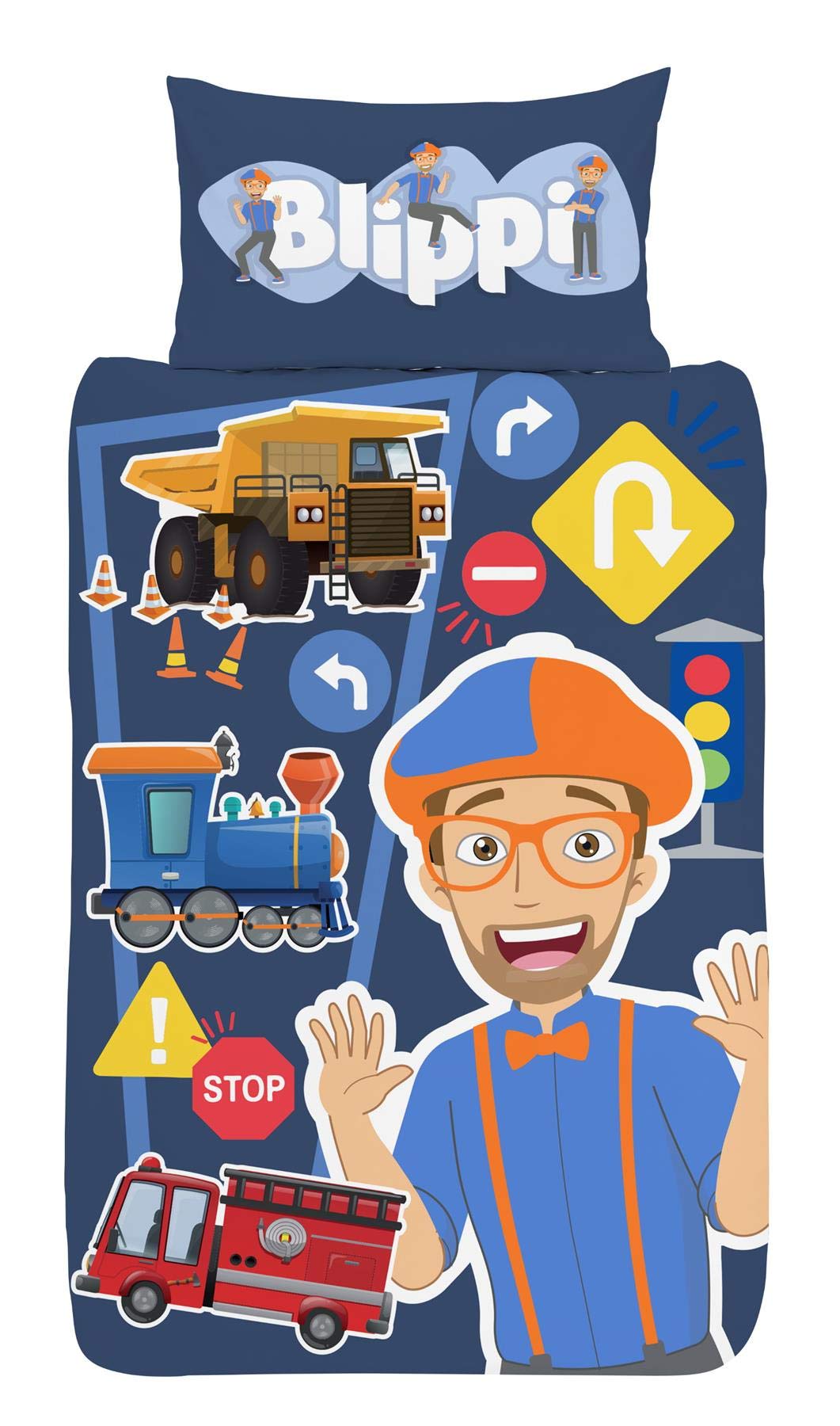 Blippi Junior Duvet Cover and Pillowcase Set