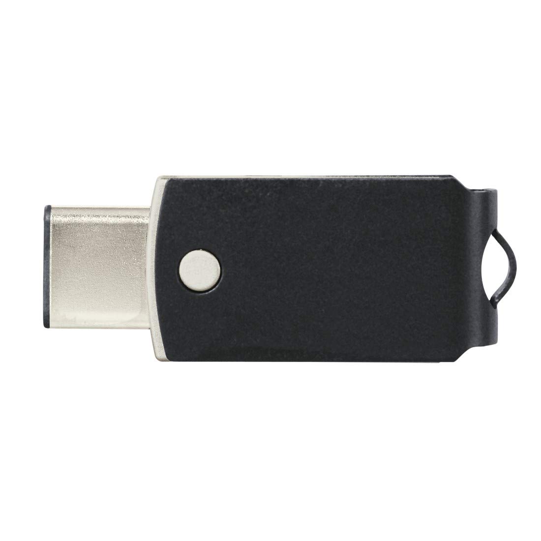 Hama 114975 C-Turn FlashPen 16 GB Type C USB 3.0 Flash Drive - Black/Silver
