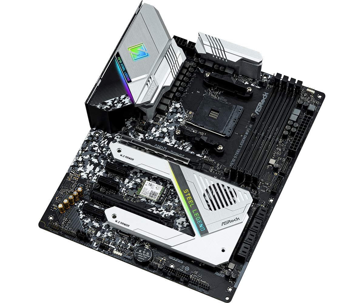 ASRock X570 Steel Legend WiFi AX AM4 AMD X570 SATA 6GB/S ATX AMD Motherboard