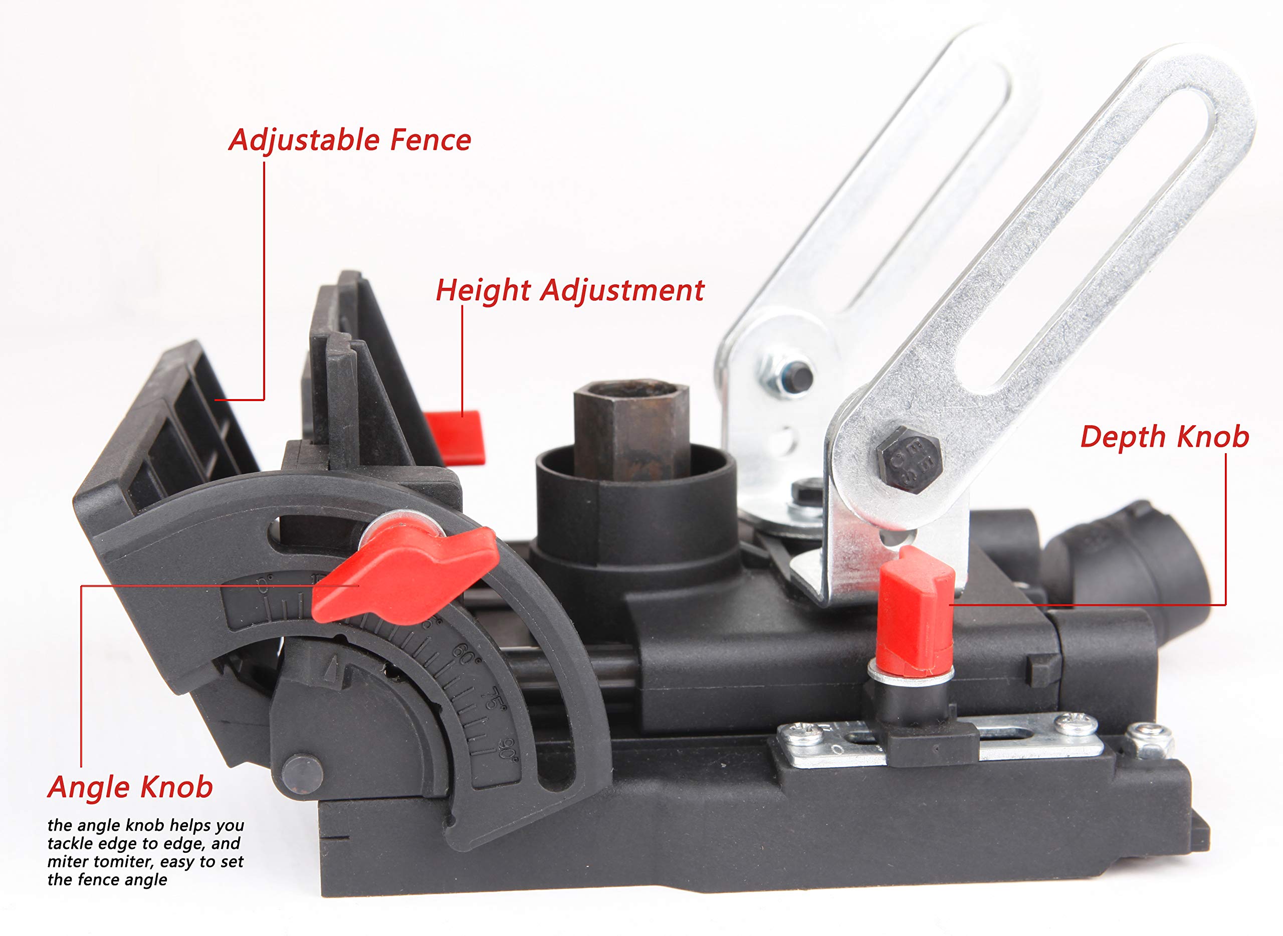 Dastool Biscuit Plate Joiner kit Accessories with 1x4" Blade,Adjustable Angle