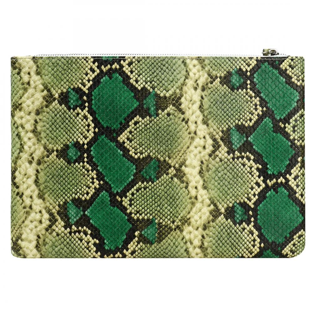 Handbags for Women Snake Printed Clutch Purse Snakeskin Envelope Clutch Bags for Casual Wedding Party (Light grey)