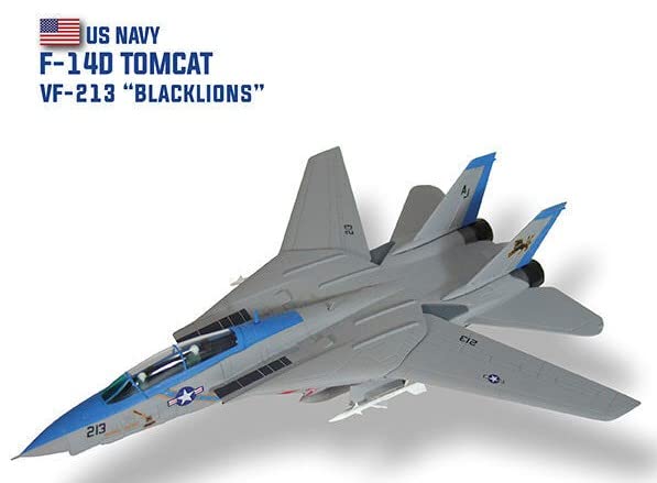 F-14 (F-14D) Tomcat VF-213 Blacklions US Navy 1/100 Scale Diecast Model