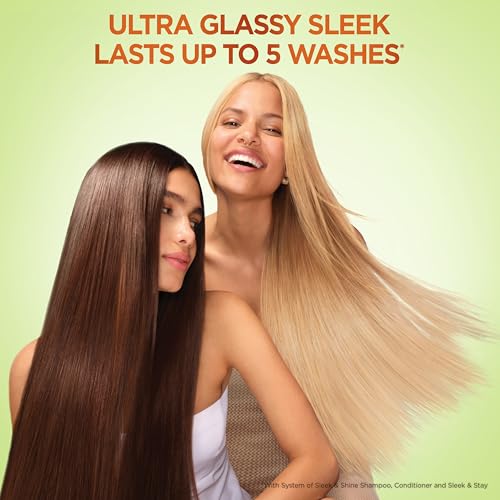 Garnier Fructis Sleek & Shine Conditioner, Frizzy, Dry, Unmanageable Hair, 21 fl. oz.(Packaging May Vary)