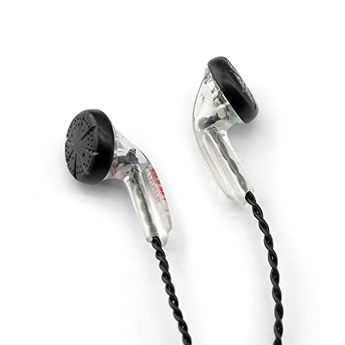 FAAEAL Snow-Lotus 1.0 in Ear Earphones with 15 Pairs Soft Foam Earbuds Eartips,64 Ohm Heavy Bass Flat Head Earbuds with Earphone Pads Replacement Foam for AirPods iPod iPhone Itouch Ipad Headsets