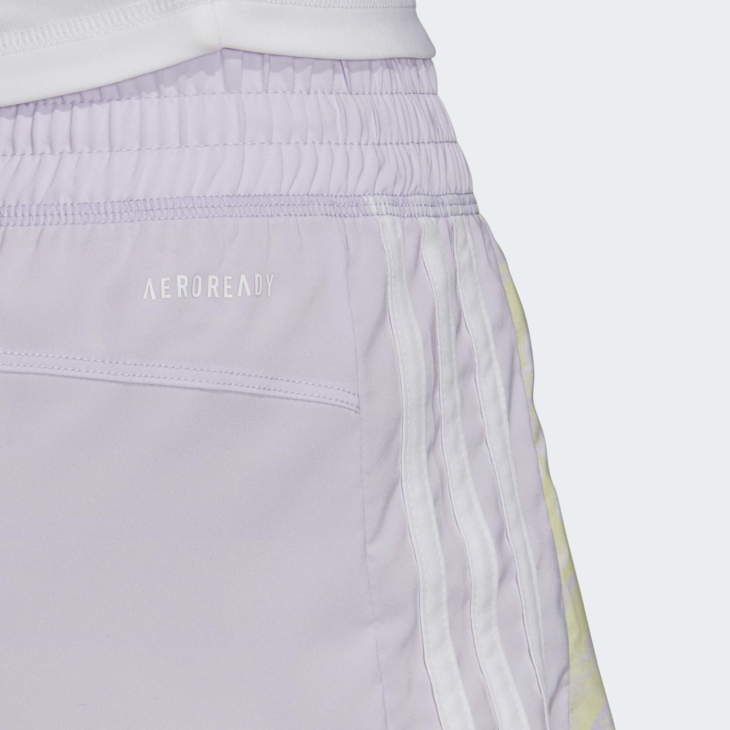 adidas Women's LWD Print Short, Purple Tint, ST