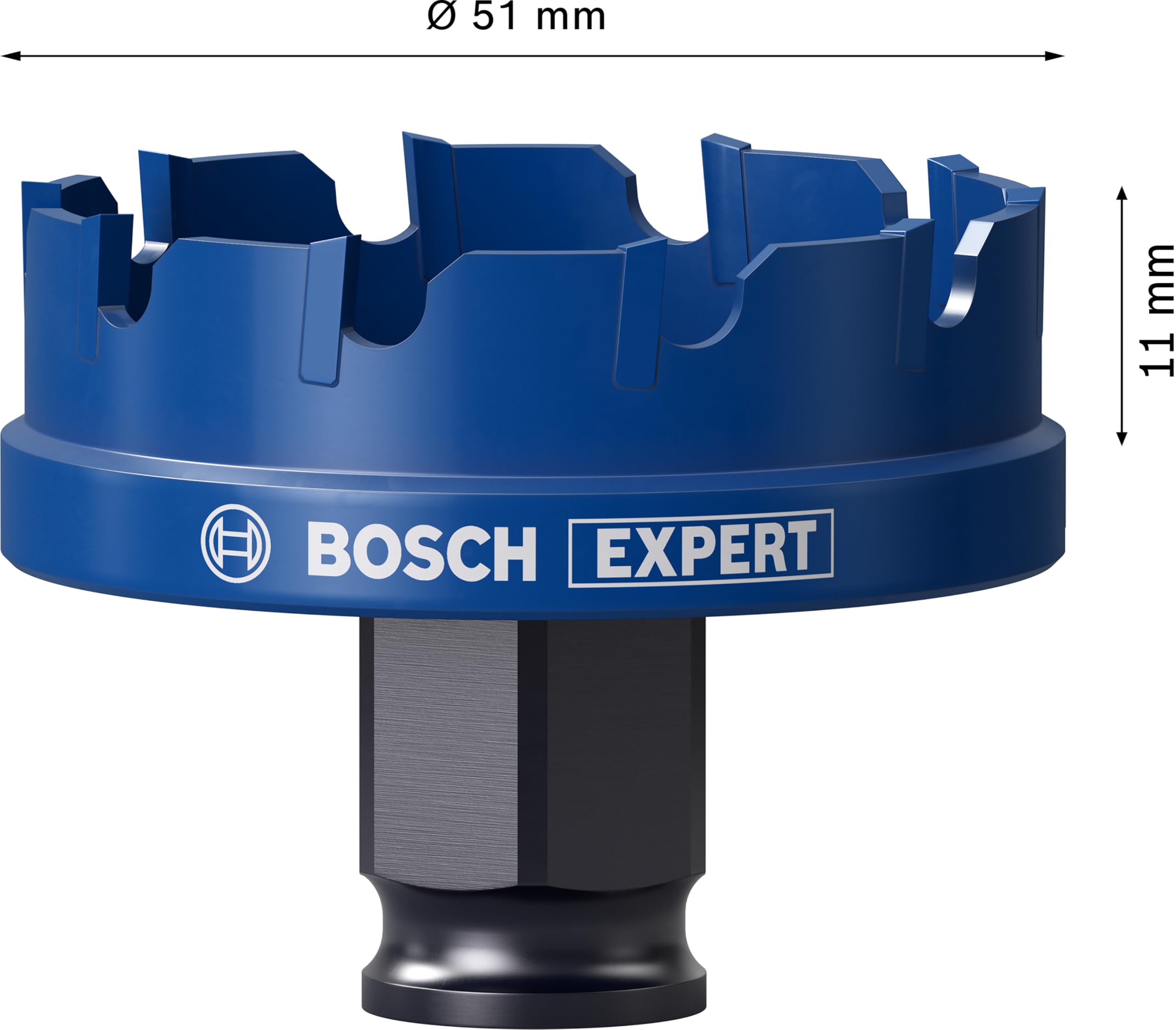 Bosch Professional 1x Expert Sheet Metal Hole Saw (Ø 51 mm, Accessories Rotary Impact Drill)