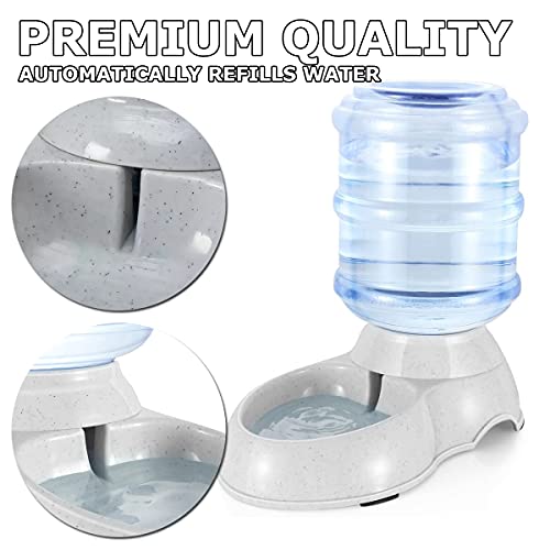 VaygWay Self Dispensing Pet Waterer β Automatic Gravity Dog Cat Waterer - Pet Water Dispenser Dogs Cats β Dog Water Bowl Water Dish β Automatic Water Bowl for Pets