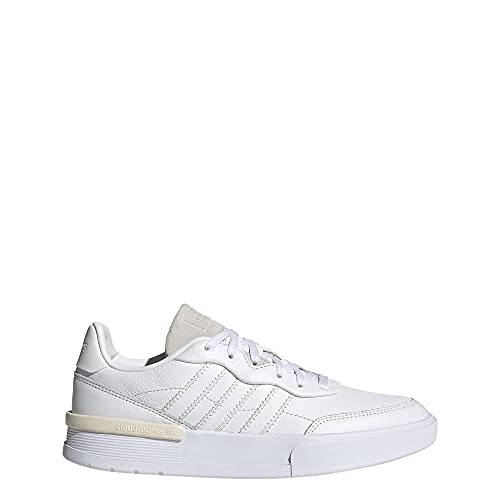Adidas Women's Futurecourt Tennis Shoe, White/White/Wonder White, 9