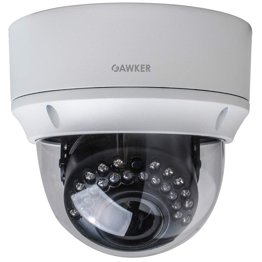 GAWKER G1083PDIR Dome CCTV Security Camera, 1080P HD-TVI/AHD/CVI and CVBS(Default) Video Out switchable, True Day&Night, IP66 Vandal Proof, 2.8-12mm Lens, IR Smart, DC12V/AC24V.