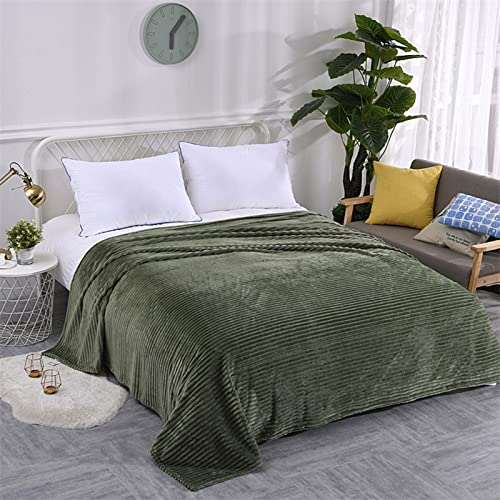 areclern Soft Blanket Fuzzy Blanket Polyester Throw Blanket for Couch Winter Warm Blanket for Home, Car Bright Yellow 70 * 100cm 1#