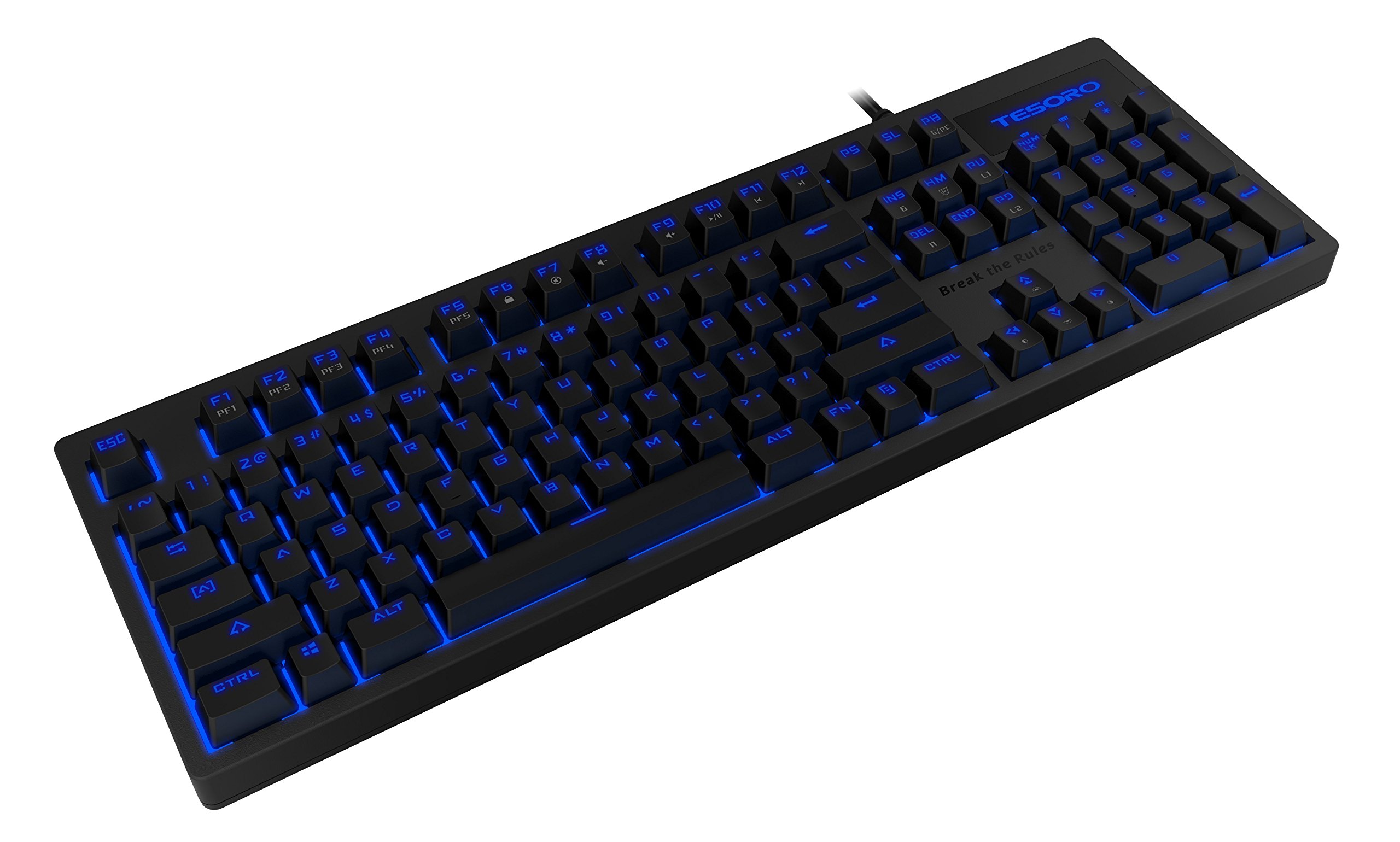Tesoro Blue Mechanical Switch Blue LED Backlit Illuminated Mechanical Gaming Keyboard (TS-G7NL-V2 (BL))