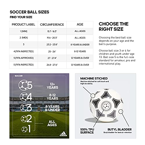 adidas Soccer Unisex-Adult MLS Training Ball, White/Iron Metallic/Silver Metallic/Pantone, 5, 1pcs,