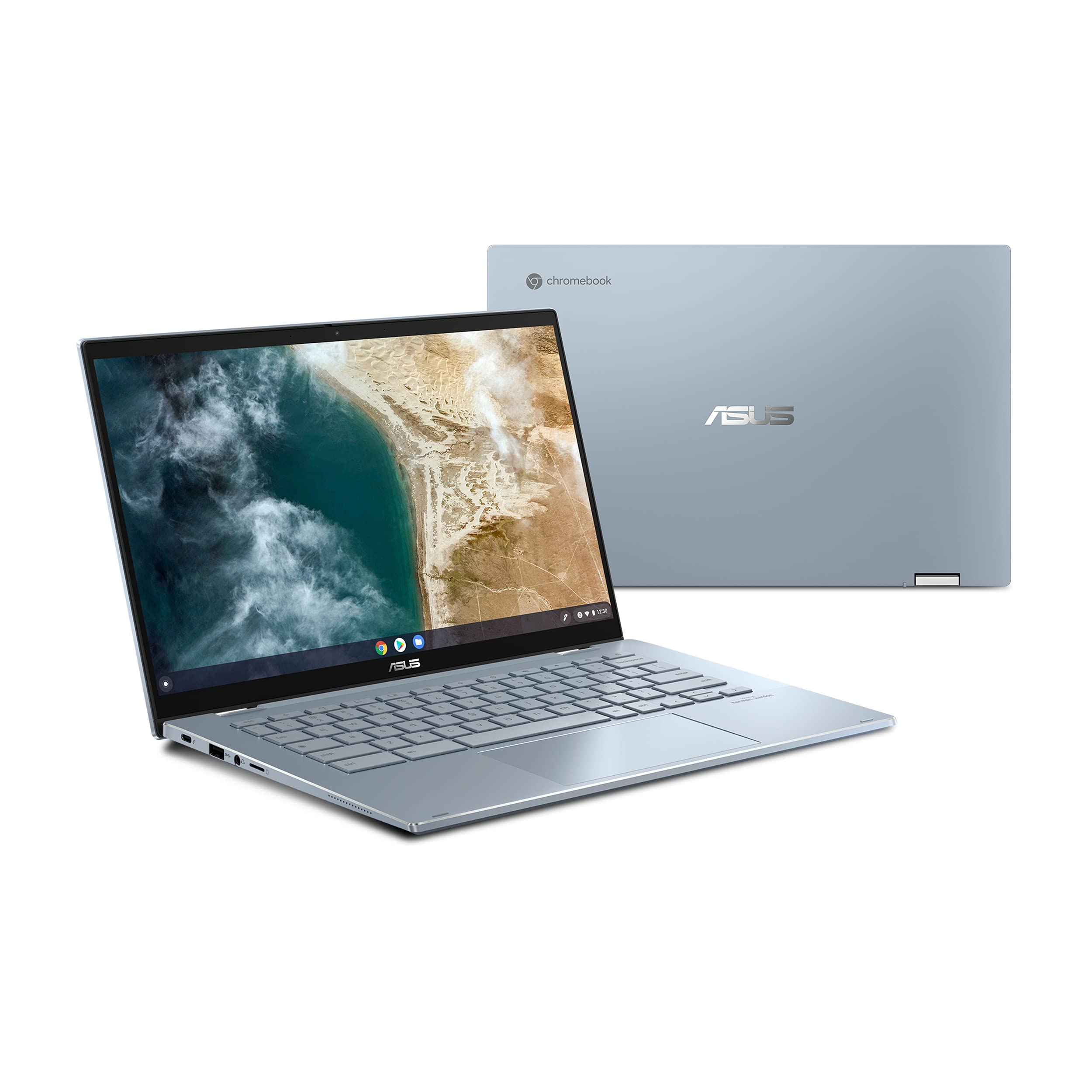 ASUS Chromebook Flip CX5, 14" Touchscreen FHD Display, Intel Core i7-1160G7 Processor, 512GB PCIe SSD, 16GB RAM, USI Stylus, Wi-Fi 6, Aluminum, CX5400FMA-DN762T-S (Renewed)