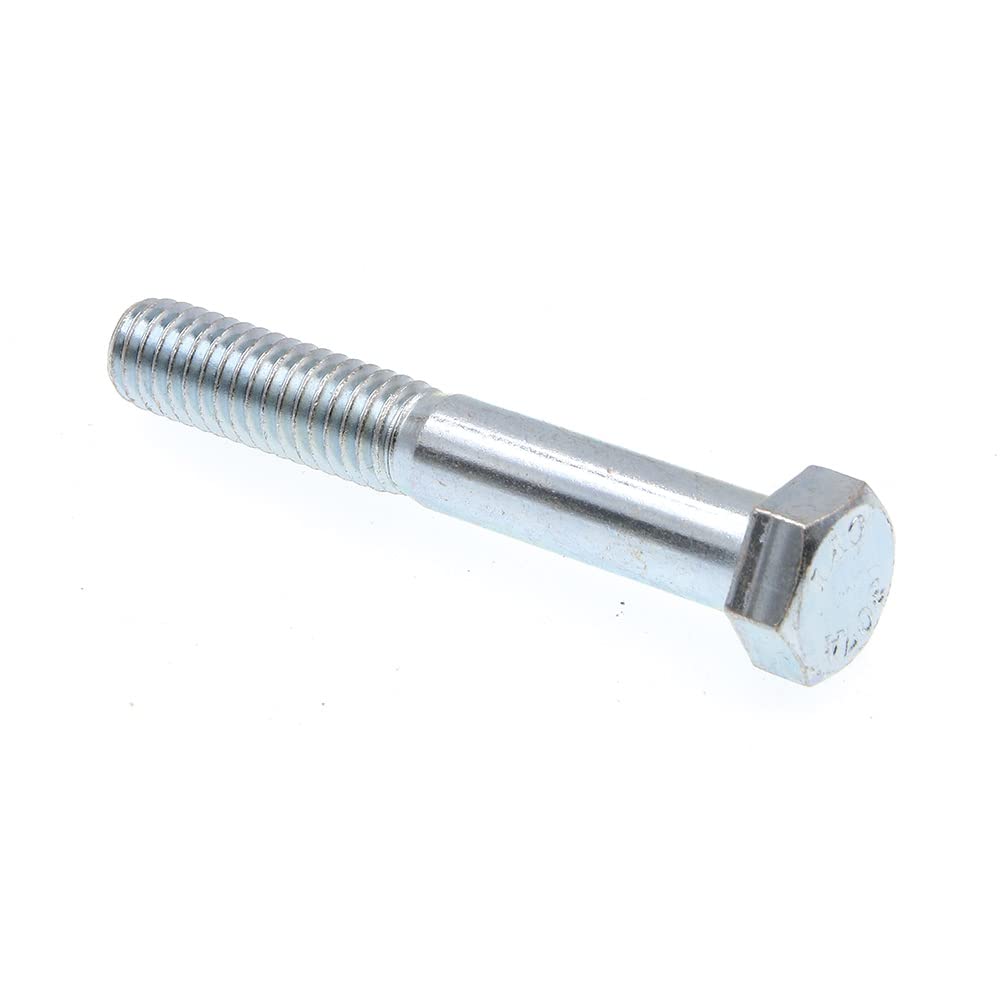 Prime-Line 9059752 Hex Bolts, 3/8 In.-16 X 2-1/2 In., A307 Grade A Zinc Plated Steel (25 Pack)