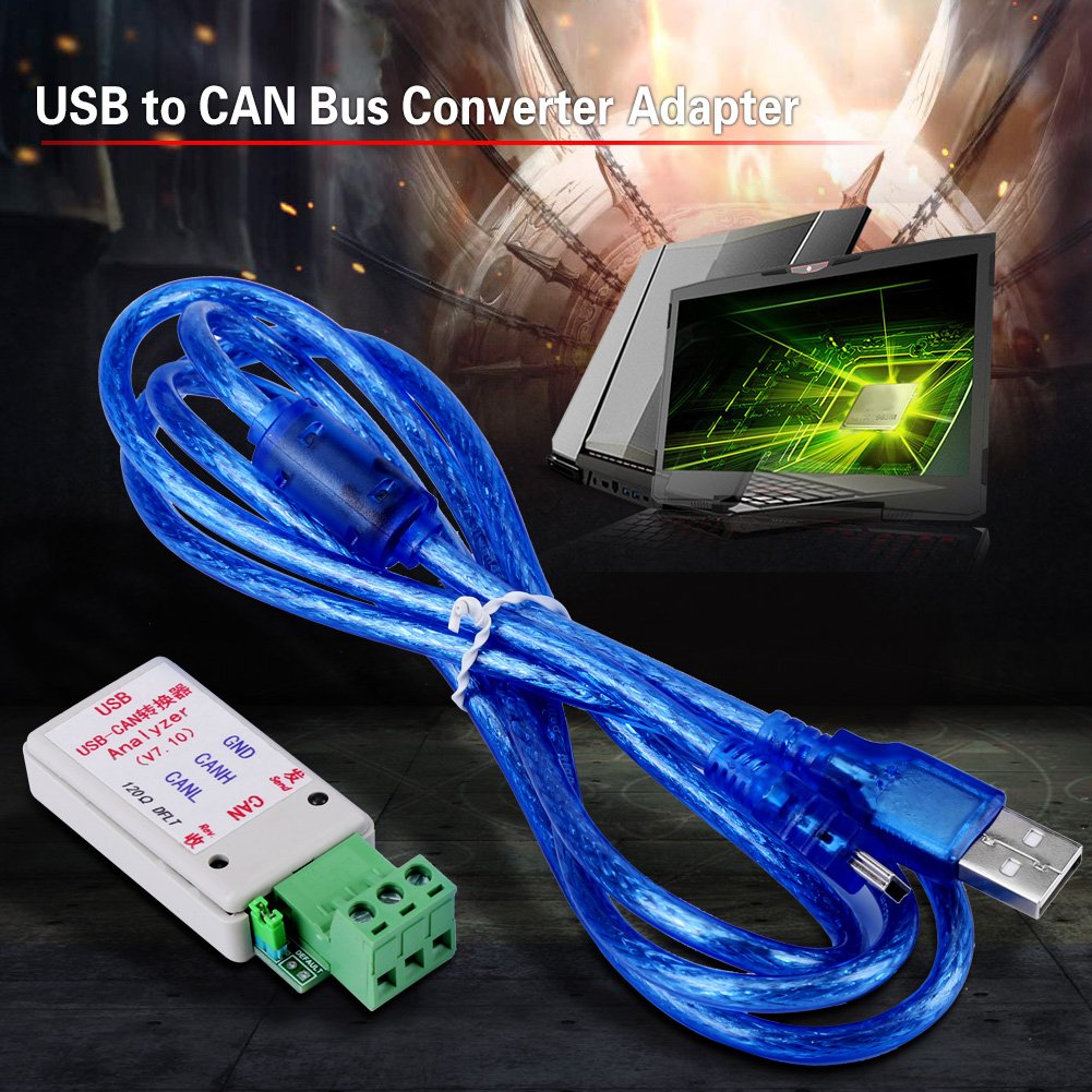 Wal front USB to CAN Bus Converter Adapter with Cable Support for XP/WIN7/WIN8
