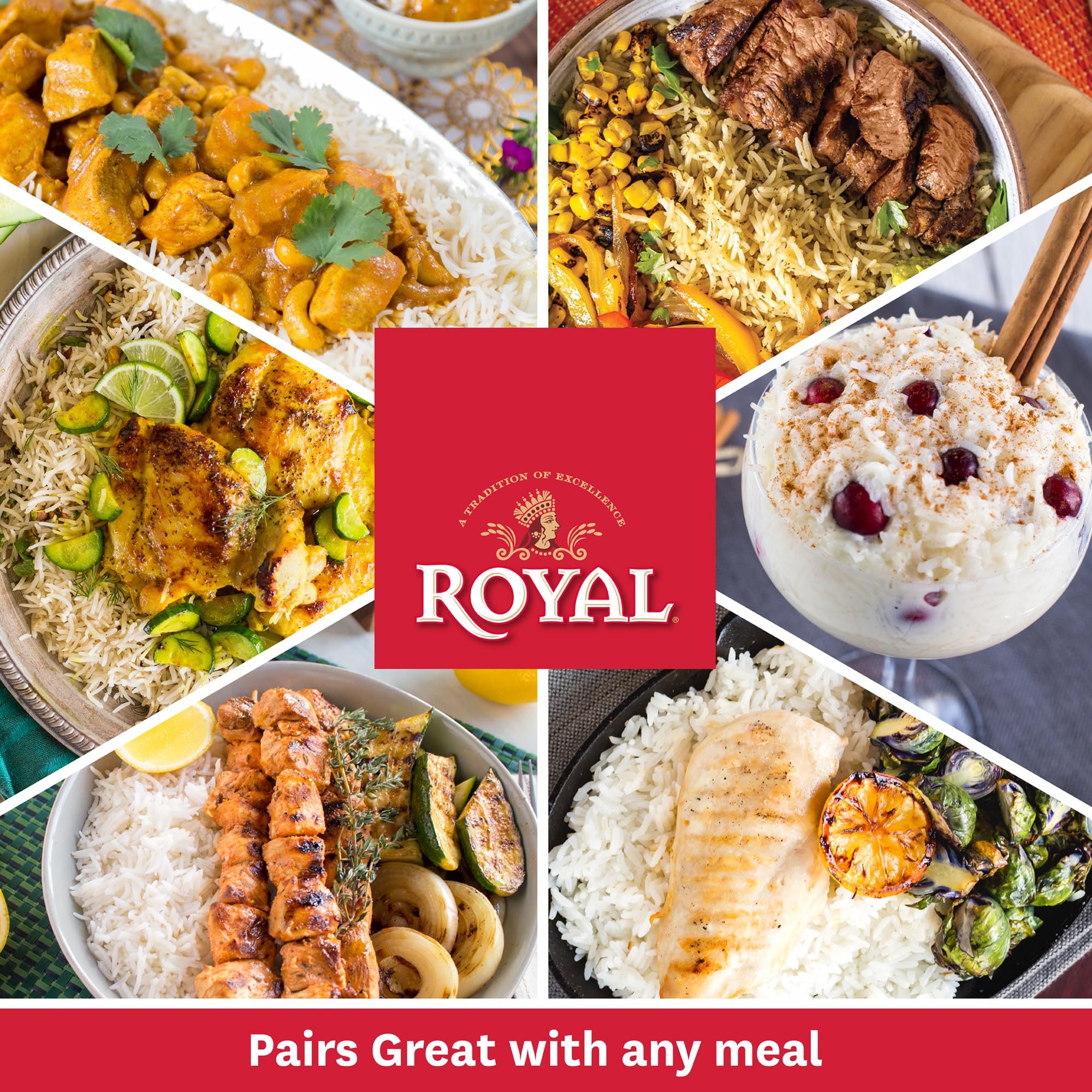 Authentic Royal Basmati Brown Rice, 10 Pounds, Whole Grain, Naturally Gluten Free and Vegan